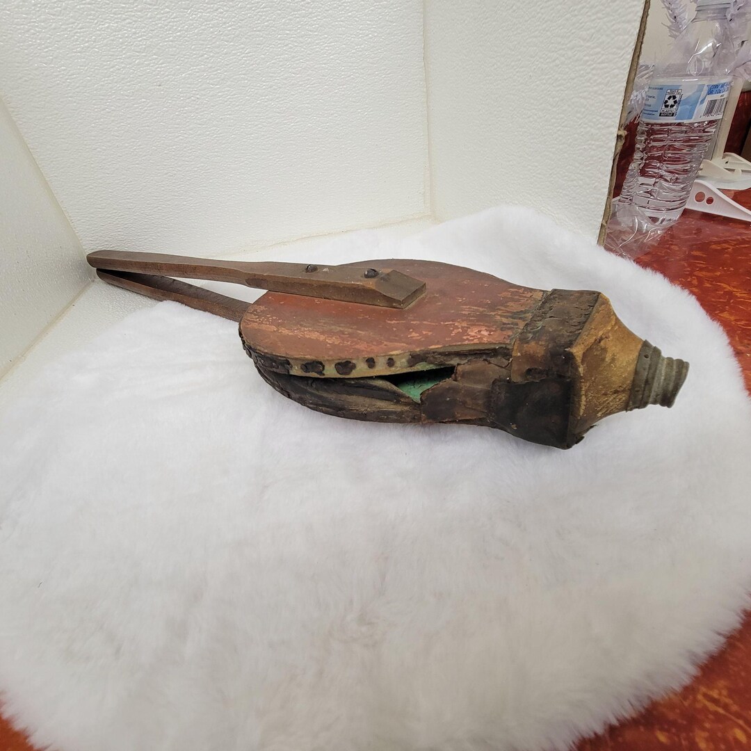 Vintage Rare Long Handle Fire Bellows Stoker Wood and Leather - Etsy