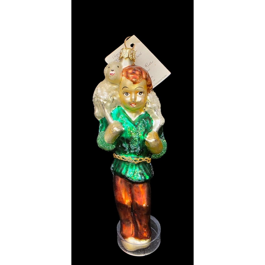 Vintage Christopher Radko 1997 the Nativity Shepherd Glass Christmas ...