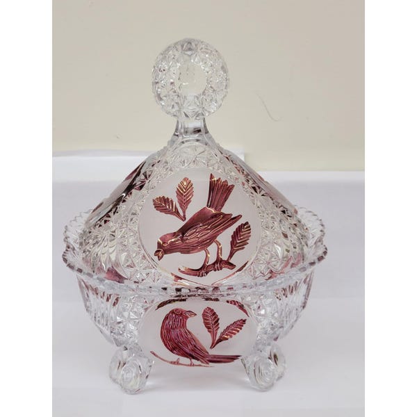 Crystal Candy Dish - Etsy