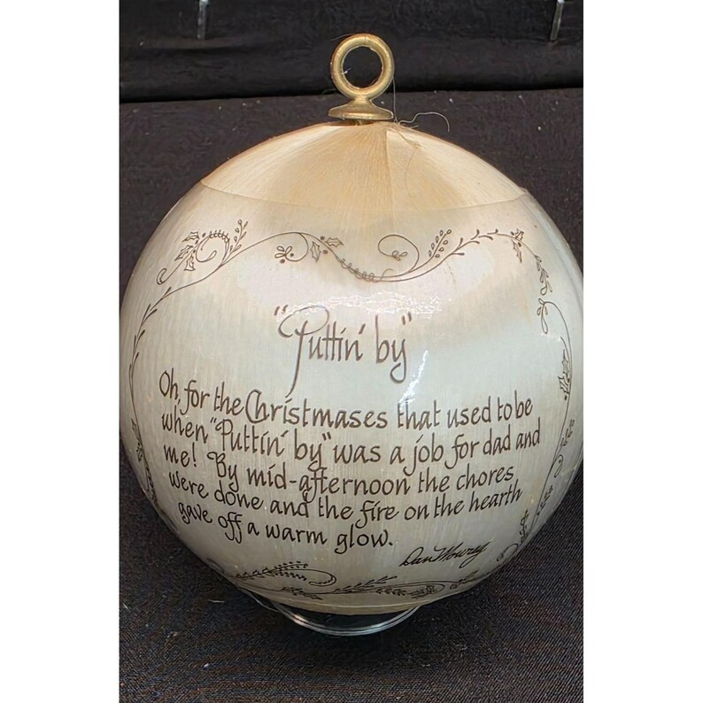 Vintage Mowrey Originals Christmas Ornaments Grandma's for Christmas ...