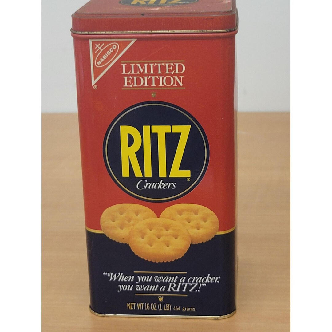Vintage Nabisco/ritz Cracker Advertising Tin 1987 - Etsy