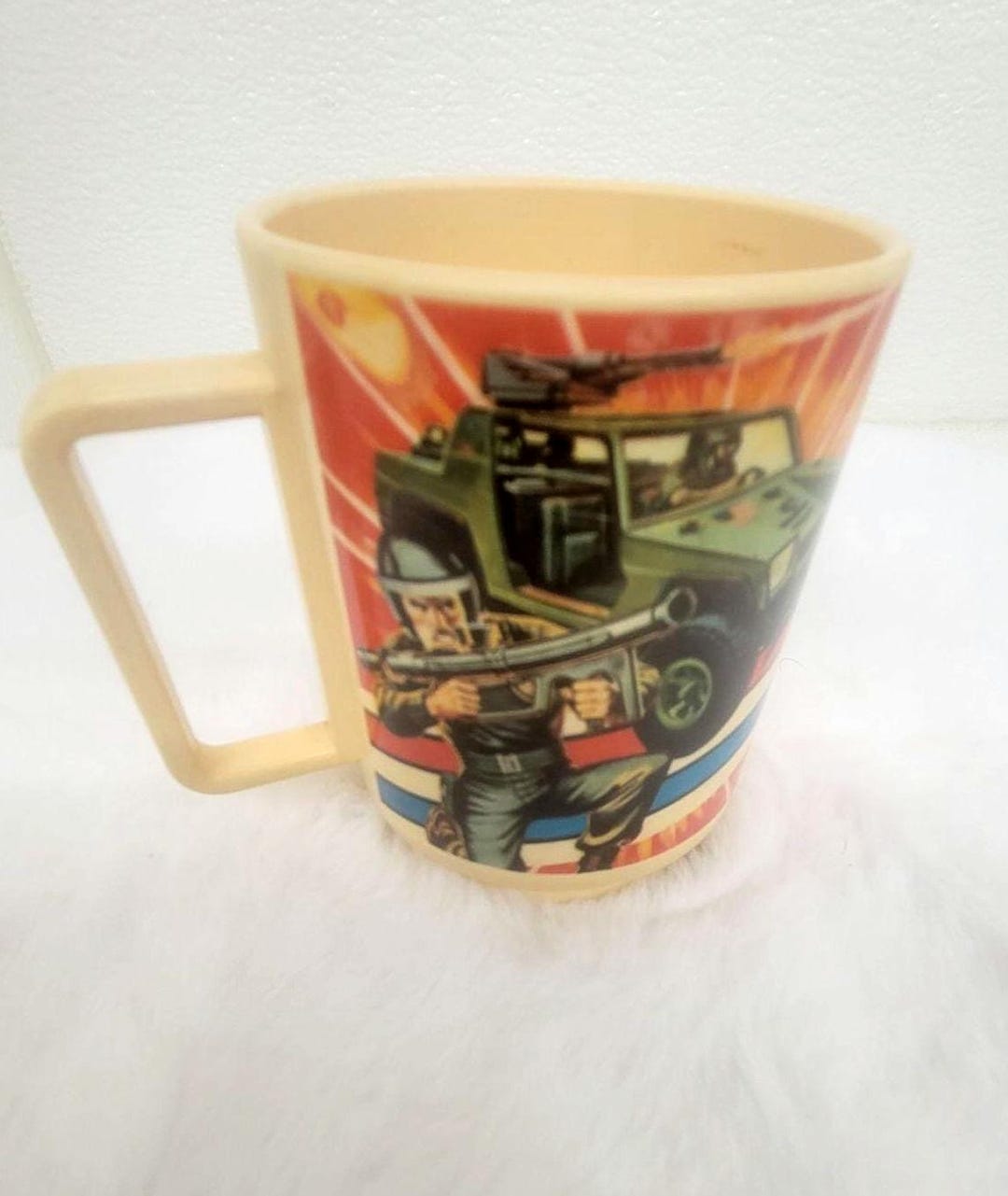 Vintage GI Joe Plastic Mug - Made in USA - Etsy