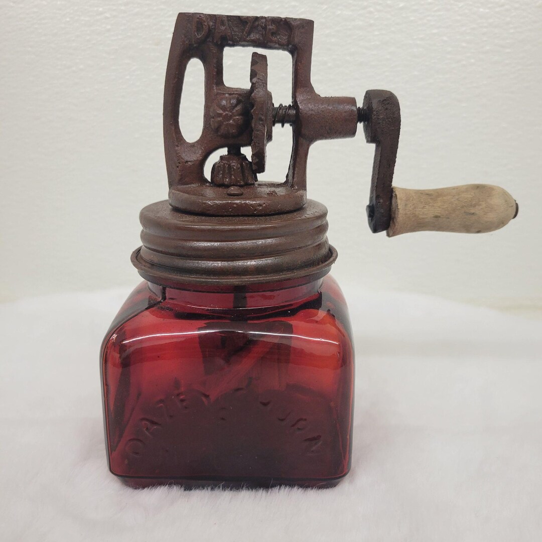 Antique Red Dazey Butter Churn St. Louis MO 5 - Etsy