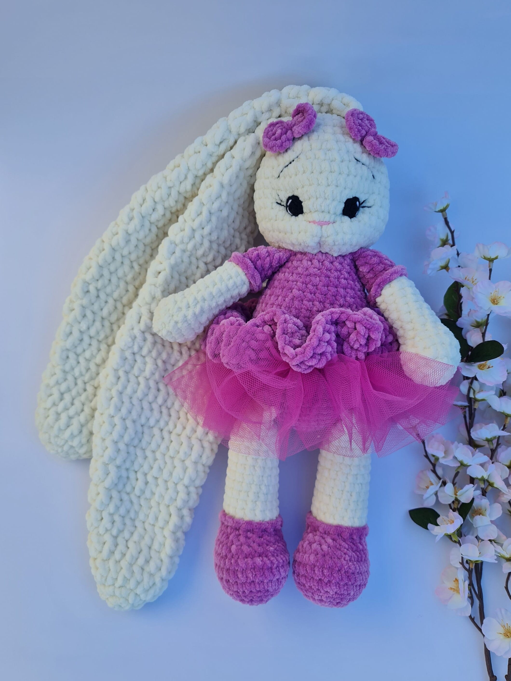 Handmade Bunny Doll, Crochet Bunny, Personalized Dolls, Baby Gifts ...