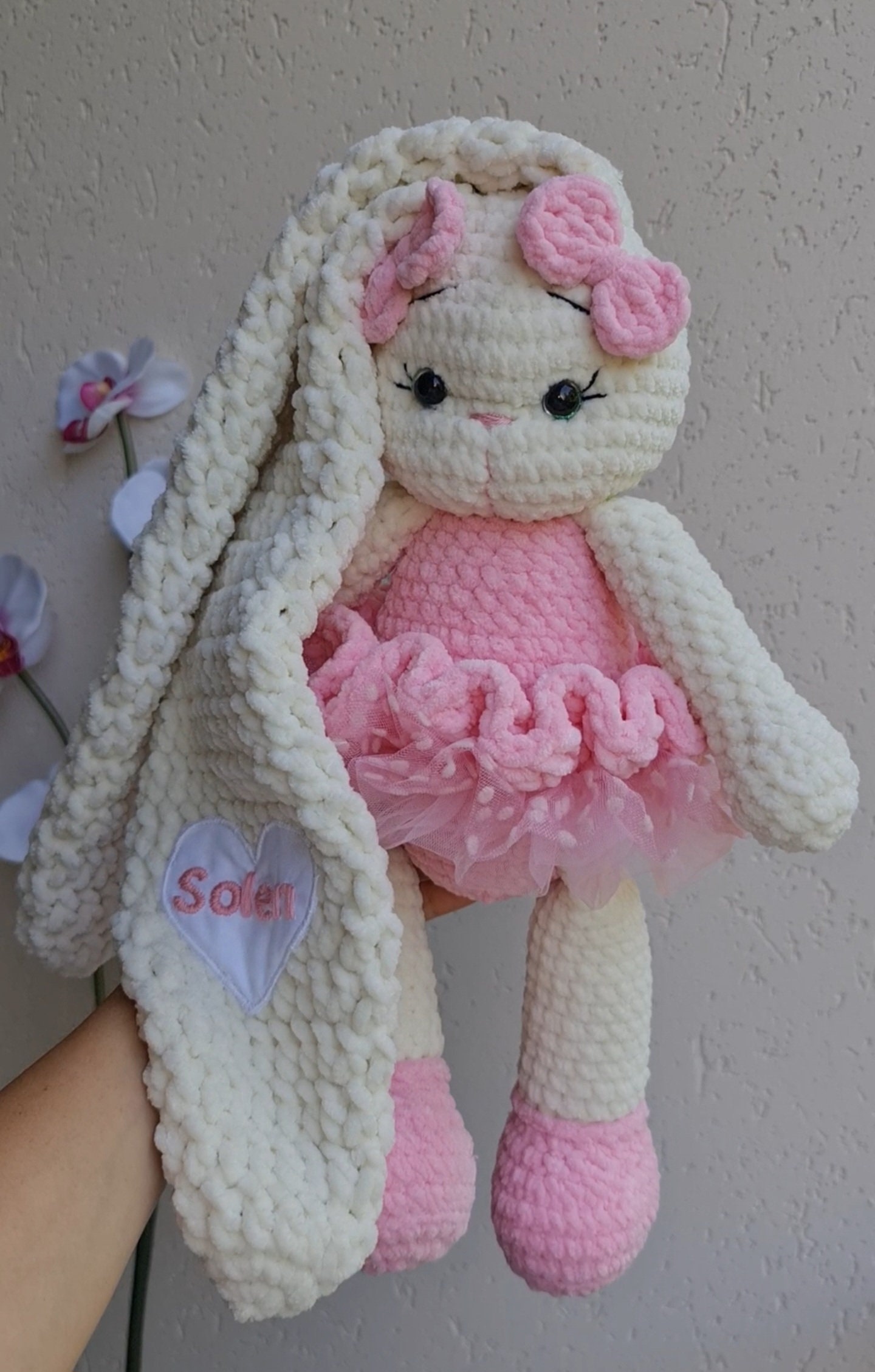 Handmade Bunny Doll, Crochet Bunny, Personalized Dolls, Baby Gifts ...