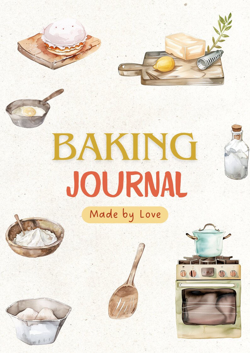 Baking Joy Clipart Transparent Watercolor PNG Cooking Logo Culinary ...