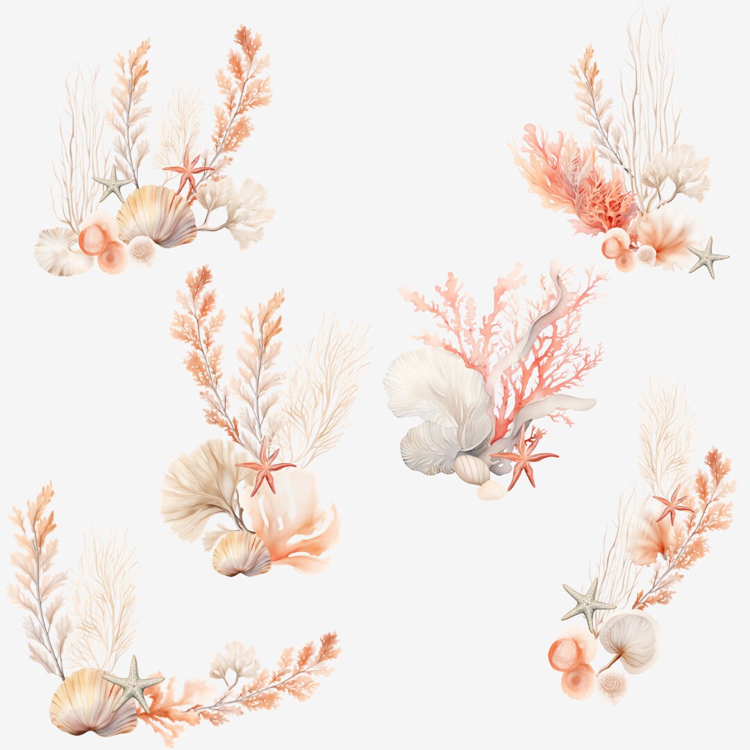 Under the Sea Clipart, Watercolor Transparent PNG Underwater Graphic ...