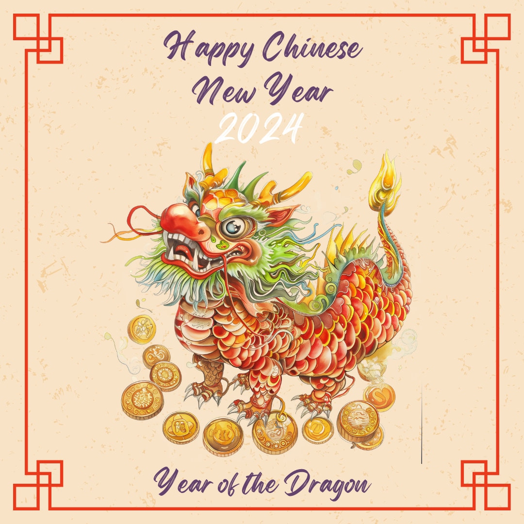 Chinese New Year Dragon Clip Art, Happy Dragon, Lion Dance, Red Lantern ...