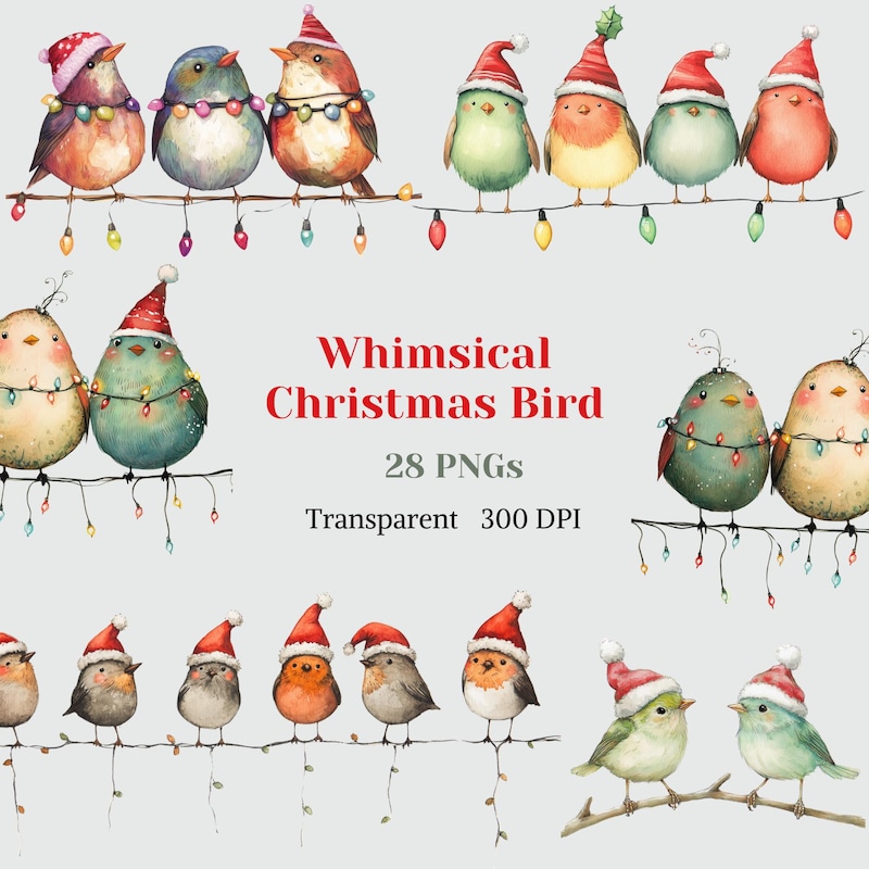 Watercolor Christmas Cards - Etsy UK