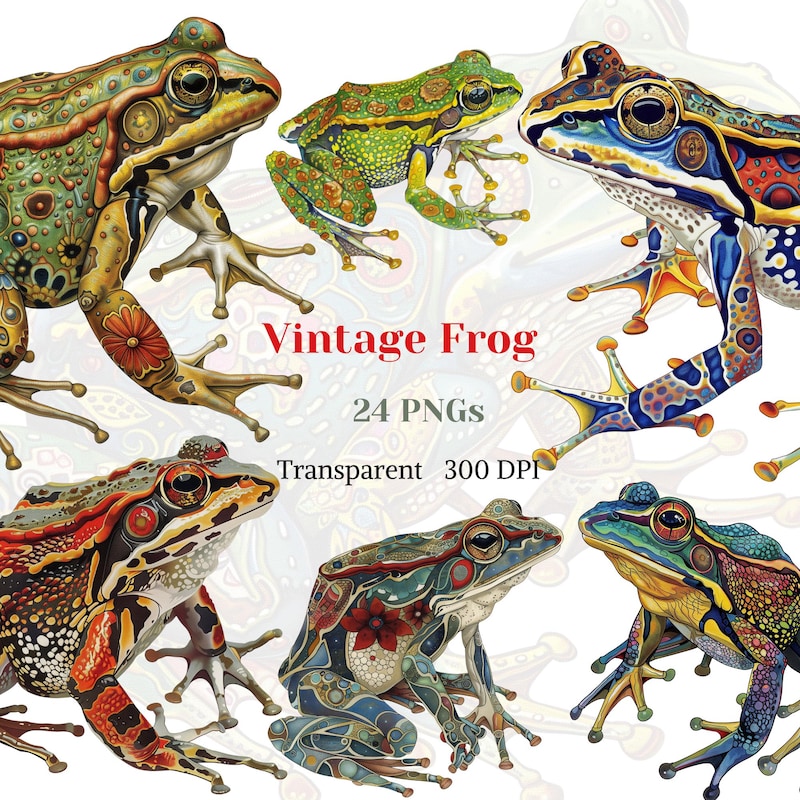 Jumping Frog Clip Art - Etsy