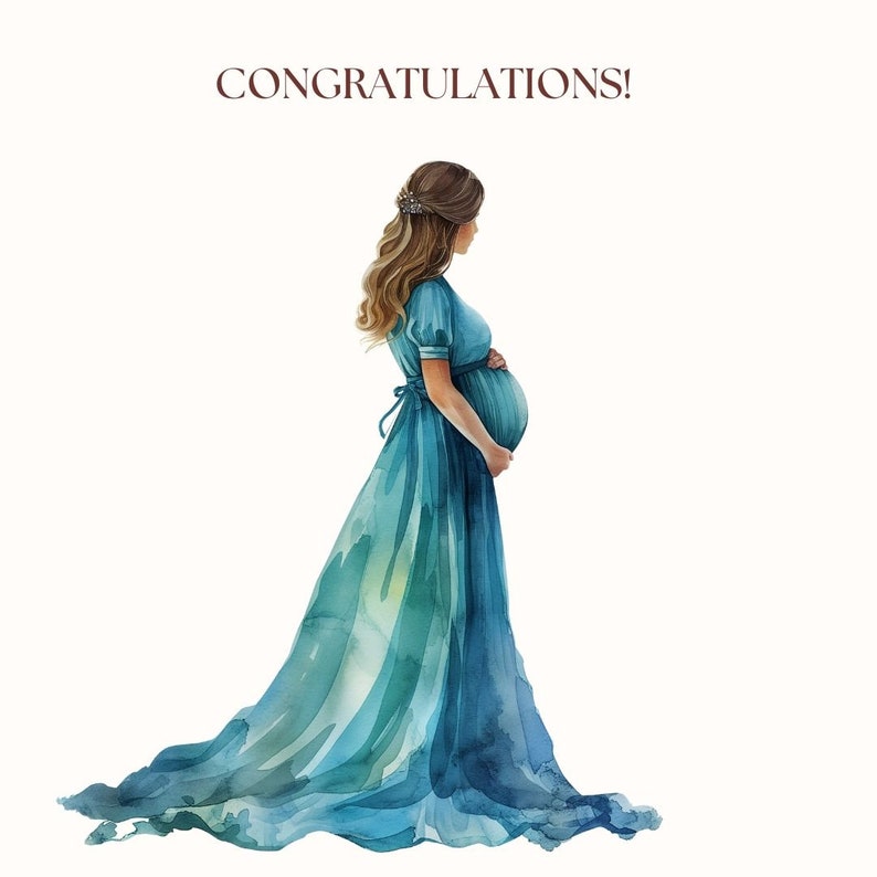 Watercolor Maternity Clipart Transparent Pngs, 300 DPI Watercolor ...