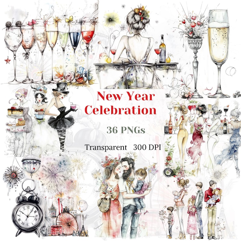 End of Year Celebration Clip Art - Etsy
