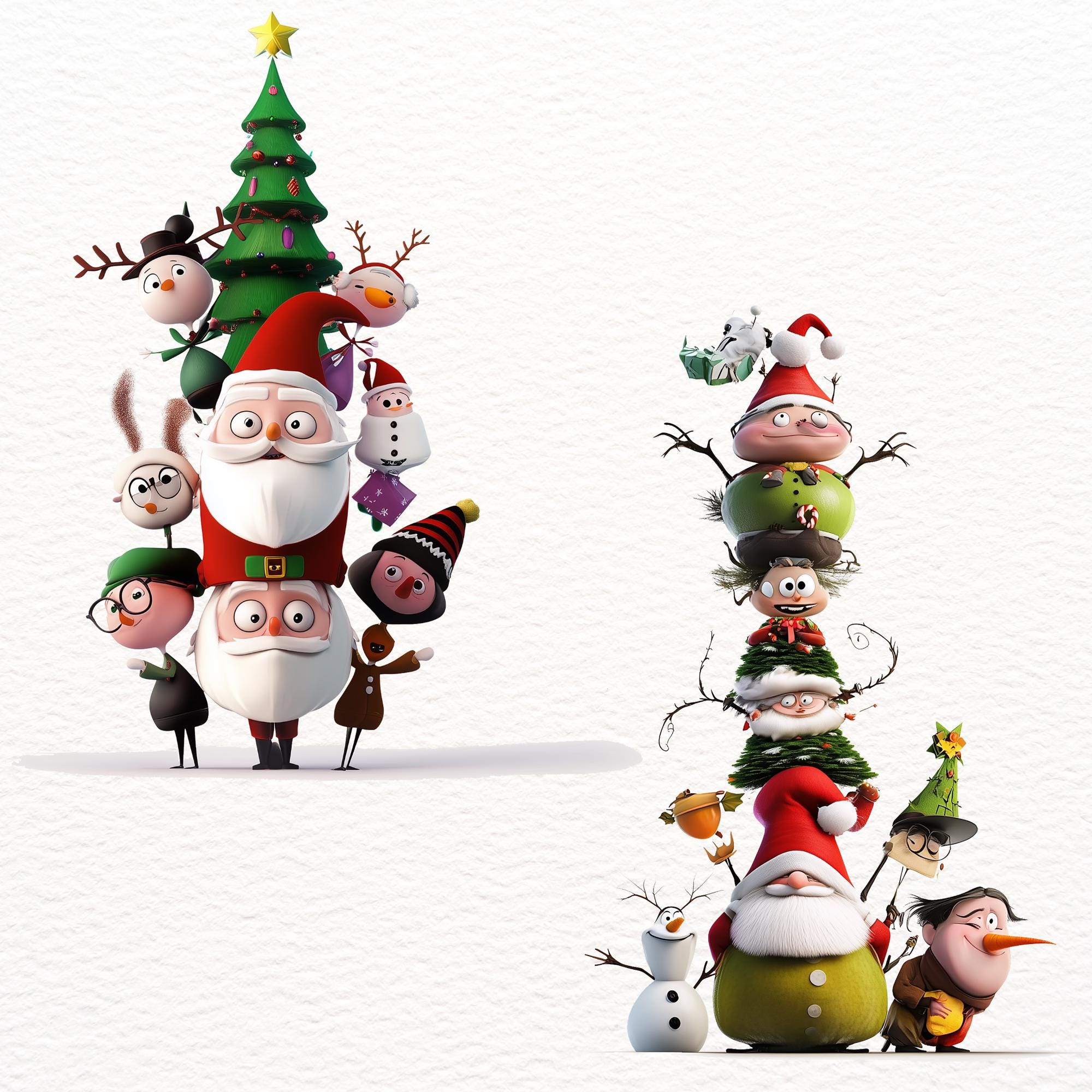 Fun Christmas Clipart Transparent PNG Noel Winter Graphic Image ...