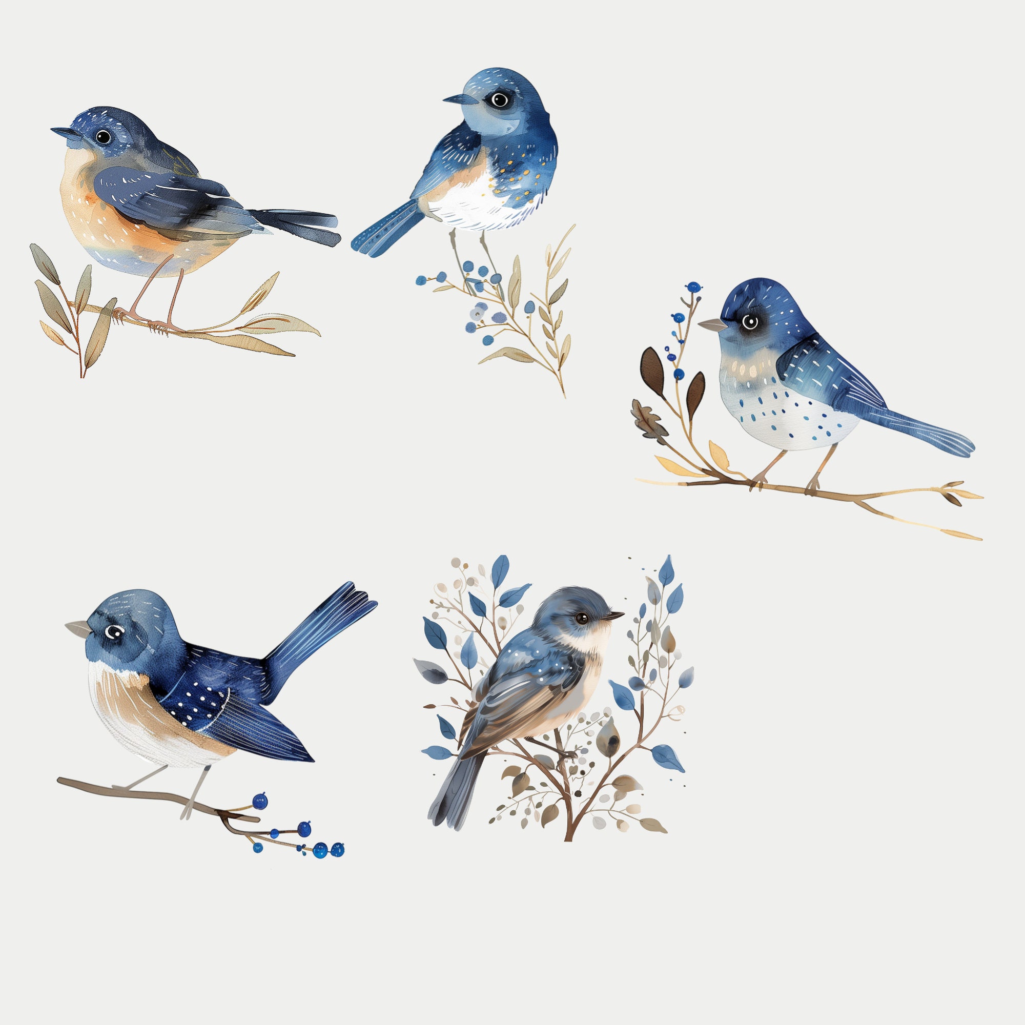 Eastern Blue Bird Clipart Transparent Watercolor DIY PNG Chick Lover ...