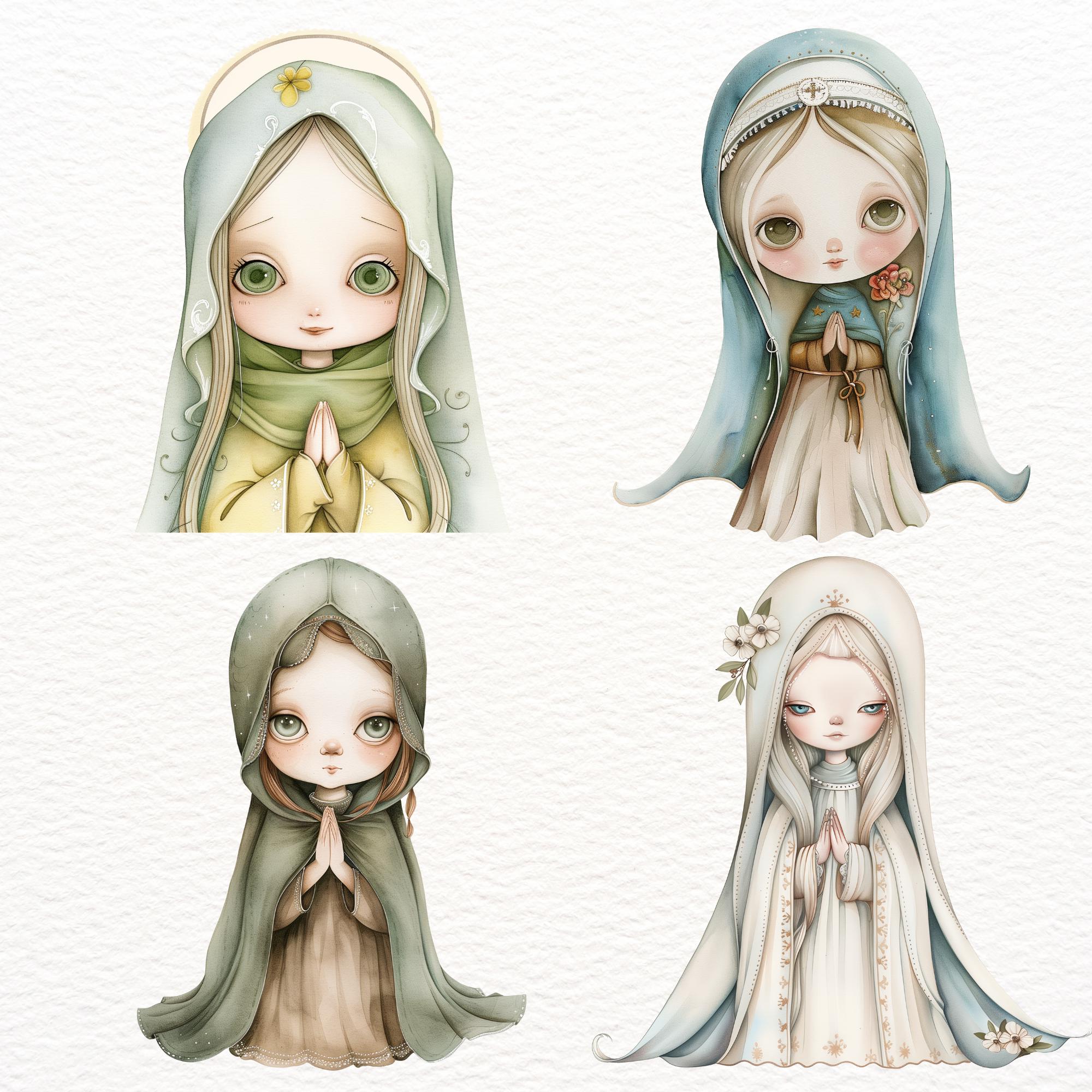 All Saints Clipart Transparent PNG Cute Saints Adorable Catholic Image ...