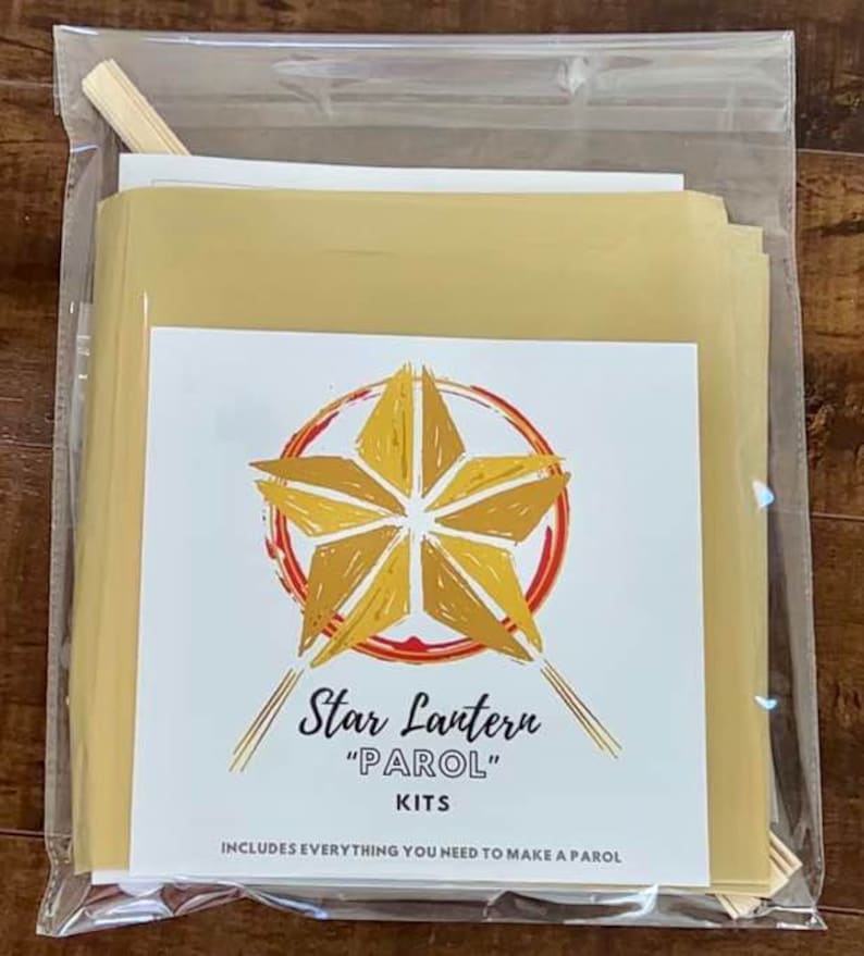 DIY Parol Kit, Filipino Star Lantern, Comes With Lights and All the ...