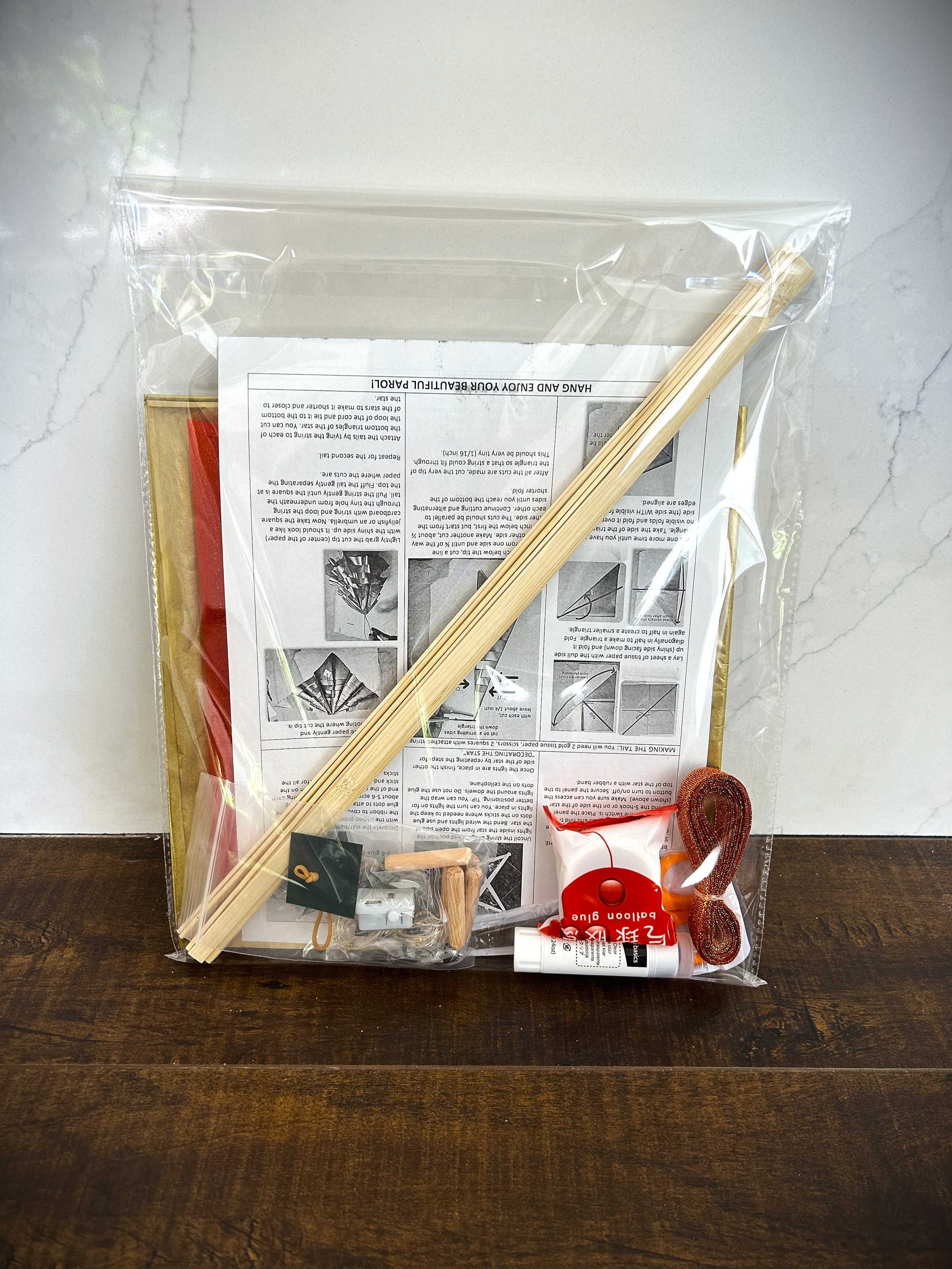 DIY Parol Kit, Filipino Star Lantern, Comes With Lights and All the ...
