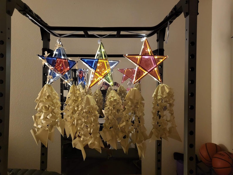 DIY Parol Kit, Filipino Star Lantern, Comes With Lights and All the ...