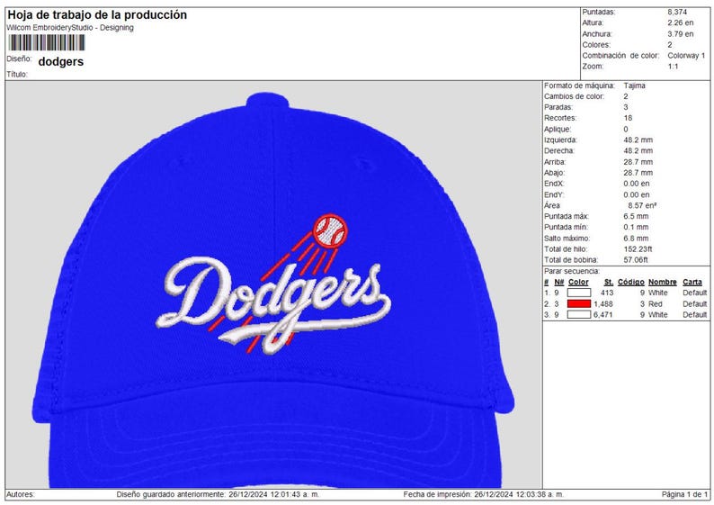 Los Angeles Dodgers Embroidery Design - Etsy