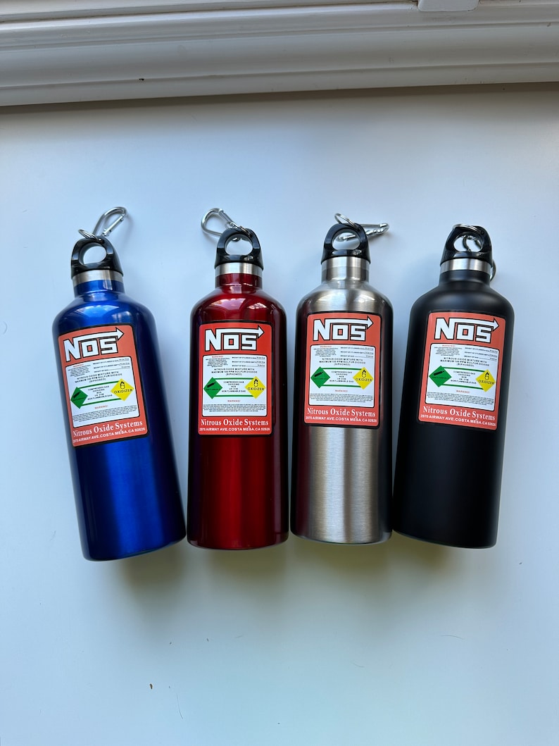 NOS Water Bottle Lookalike, Great Gift for Car Enthusiasts and Car ...