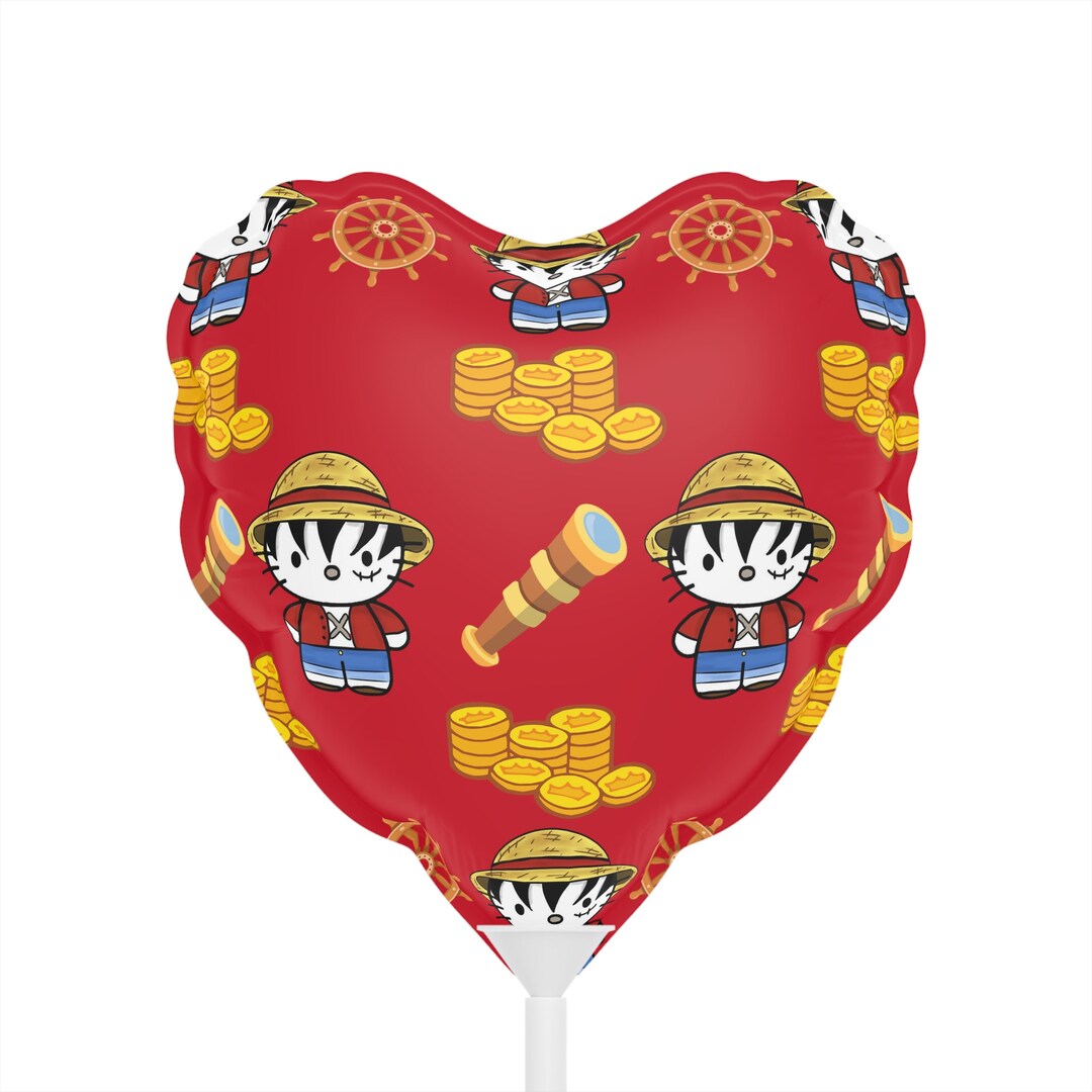 Hello Kitty Luffy One Piece Pattern, Steering Wheel Pirate Ship, Gold ...