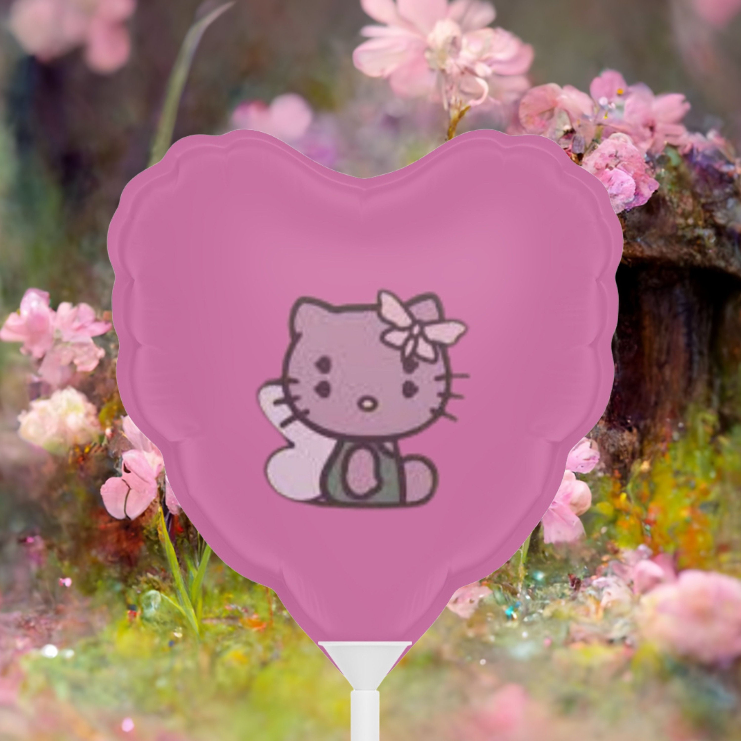 Hello Kitty Melanie Martinez Sitting portals,light Pink Heart-shaped ...