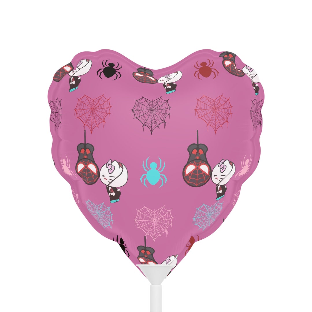 Hello Kitty, Miles Morales, Gwen Stacy,black, Red, Pink and Blue Spider ...
