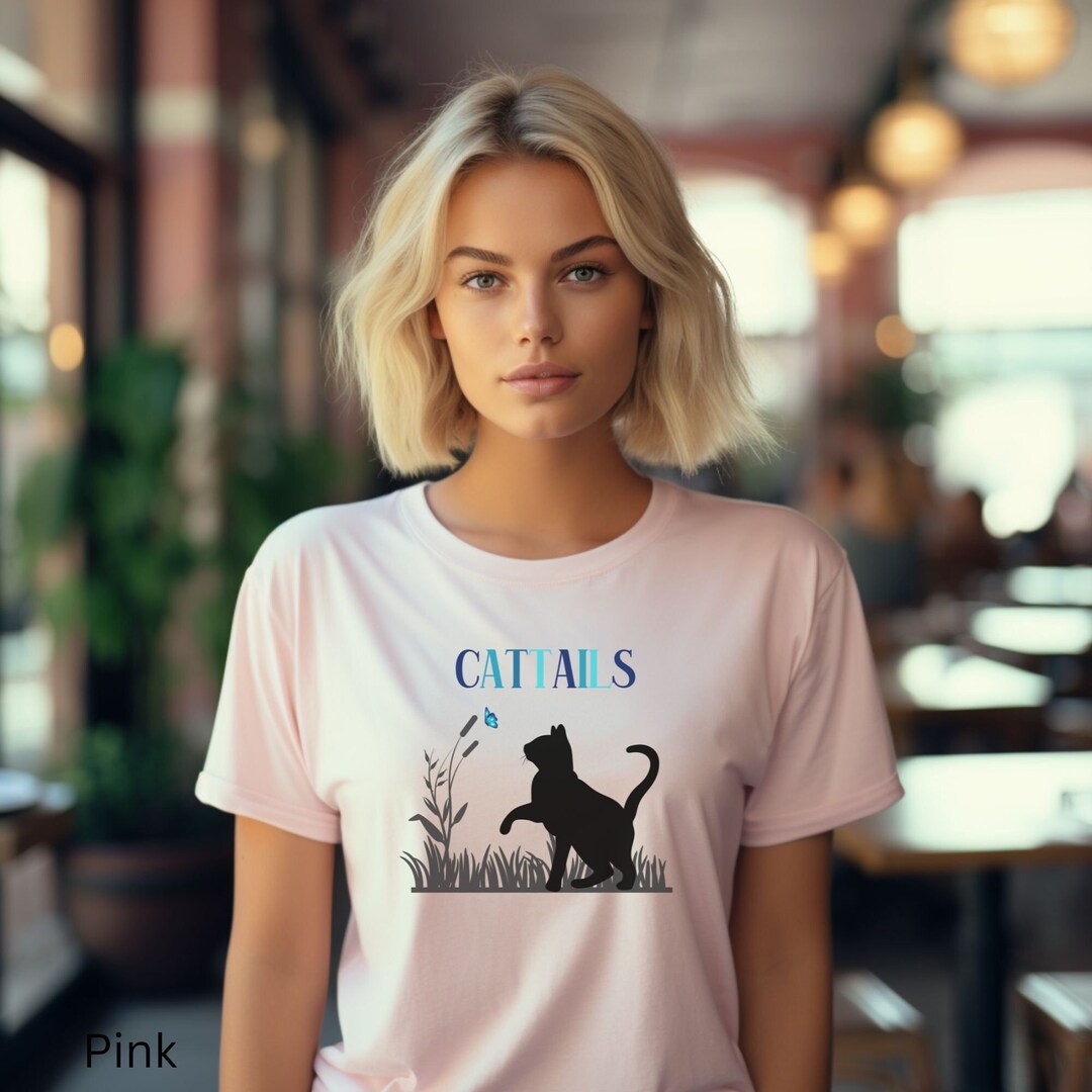 Cat Tshirt for Women, Cat Tails Shirt, Cat Lovers, Cat Mama, Crazy Cat ...