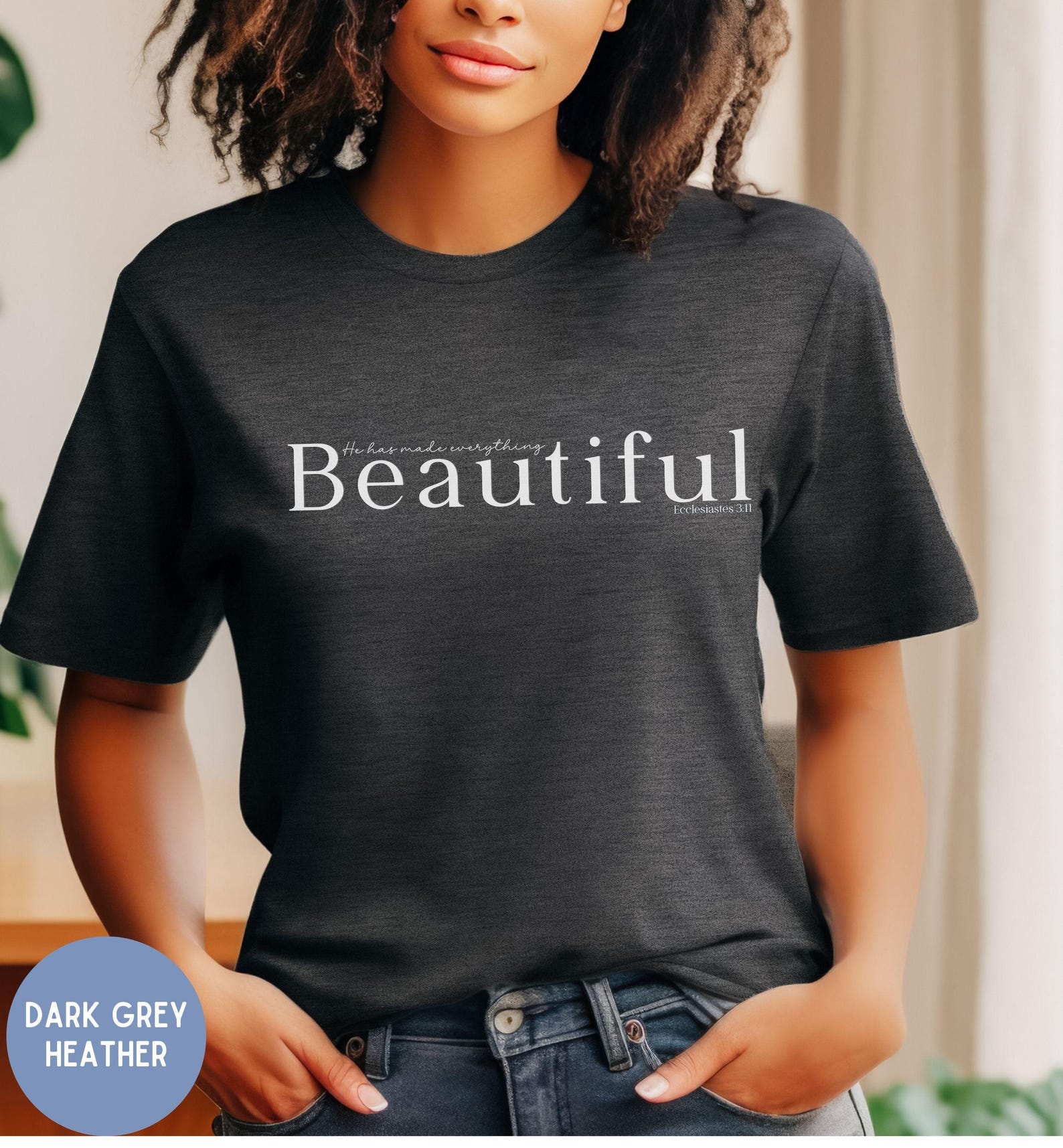 Faith Tee for Women, Religious Shirt, Bible Verse Tee, Christian ...