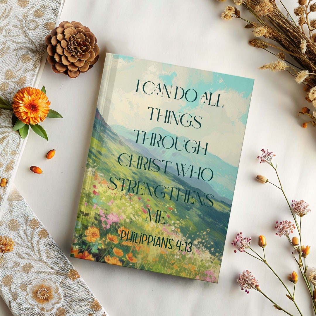 Christian Journal for Women, I Can Do All Things Through Christ ...