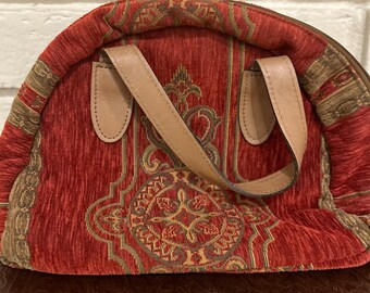 Floral Denim Crossbody Bag, Washable Shoulder Purse, Foldable Travel ...