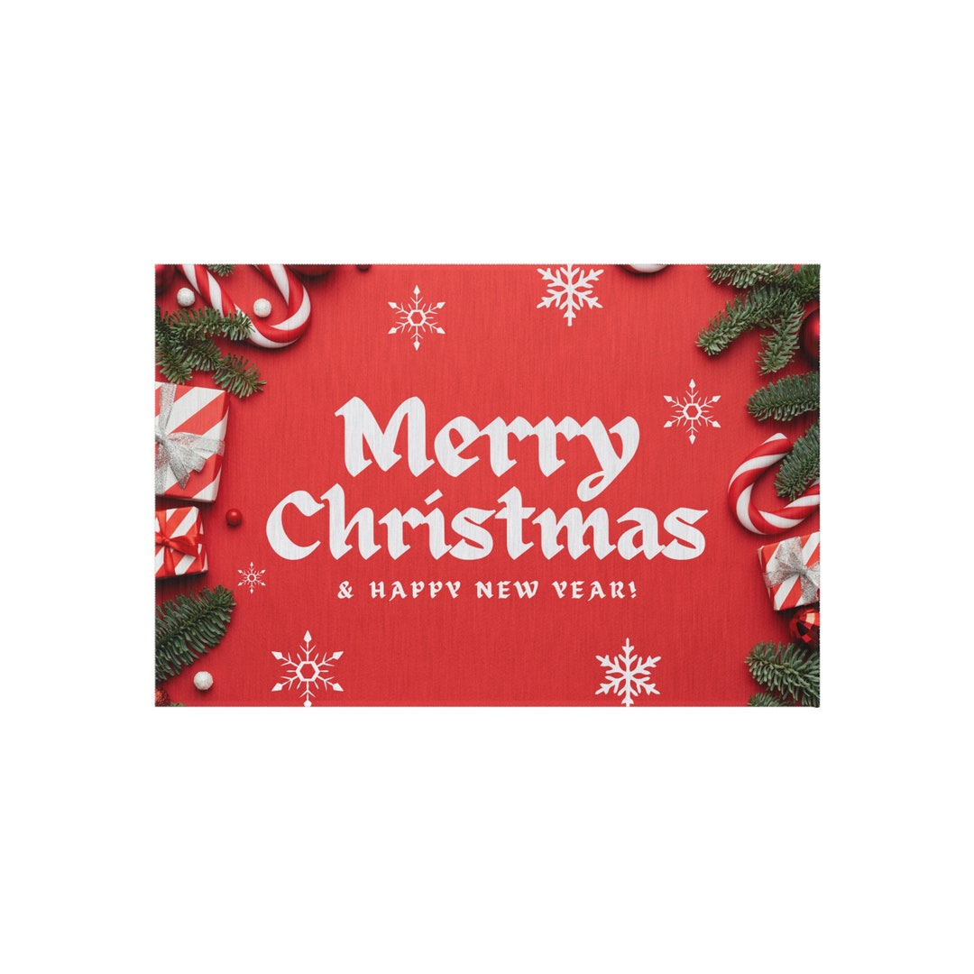 Outdoor Christmas Rug - Etsy