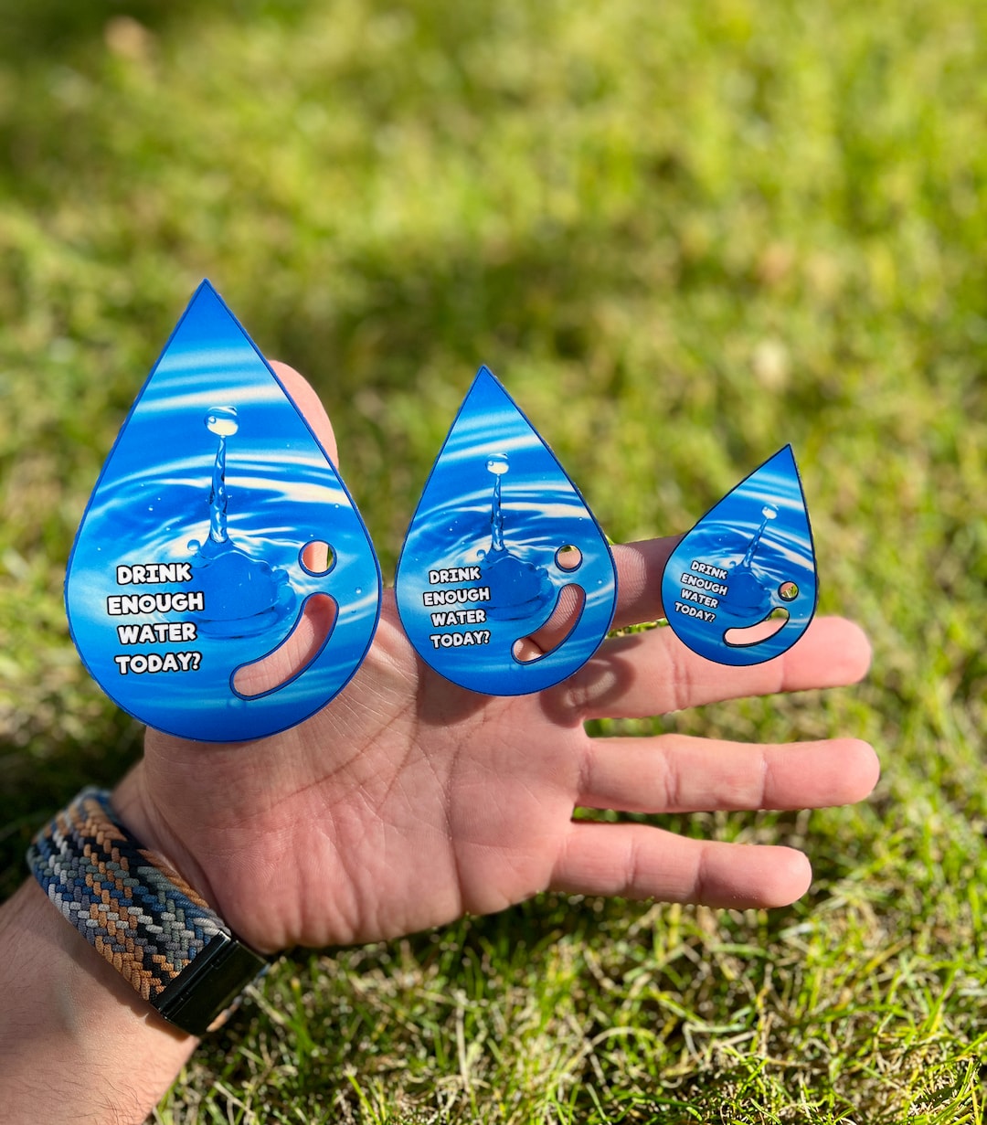 Daily Routine Reminder Self Care Sticker Water Reminder Water Drop ...