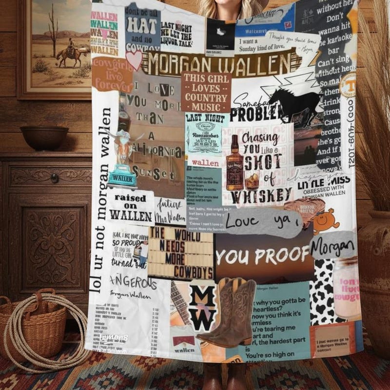 Western Png Blanket - Etsy