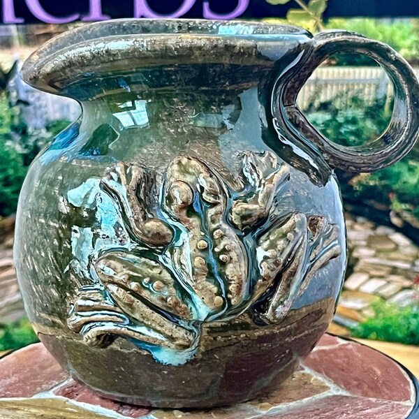 Frog Pitcher - Etsy