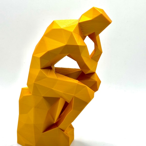 3d Printed Rodin Thinker - Etsy
