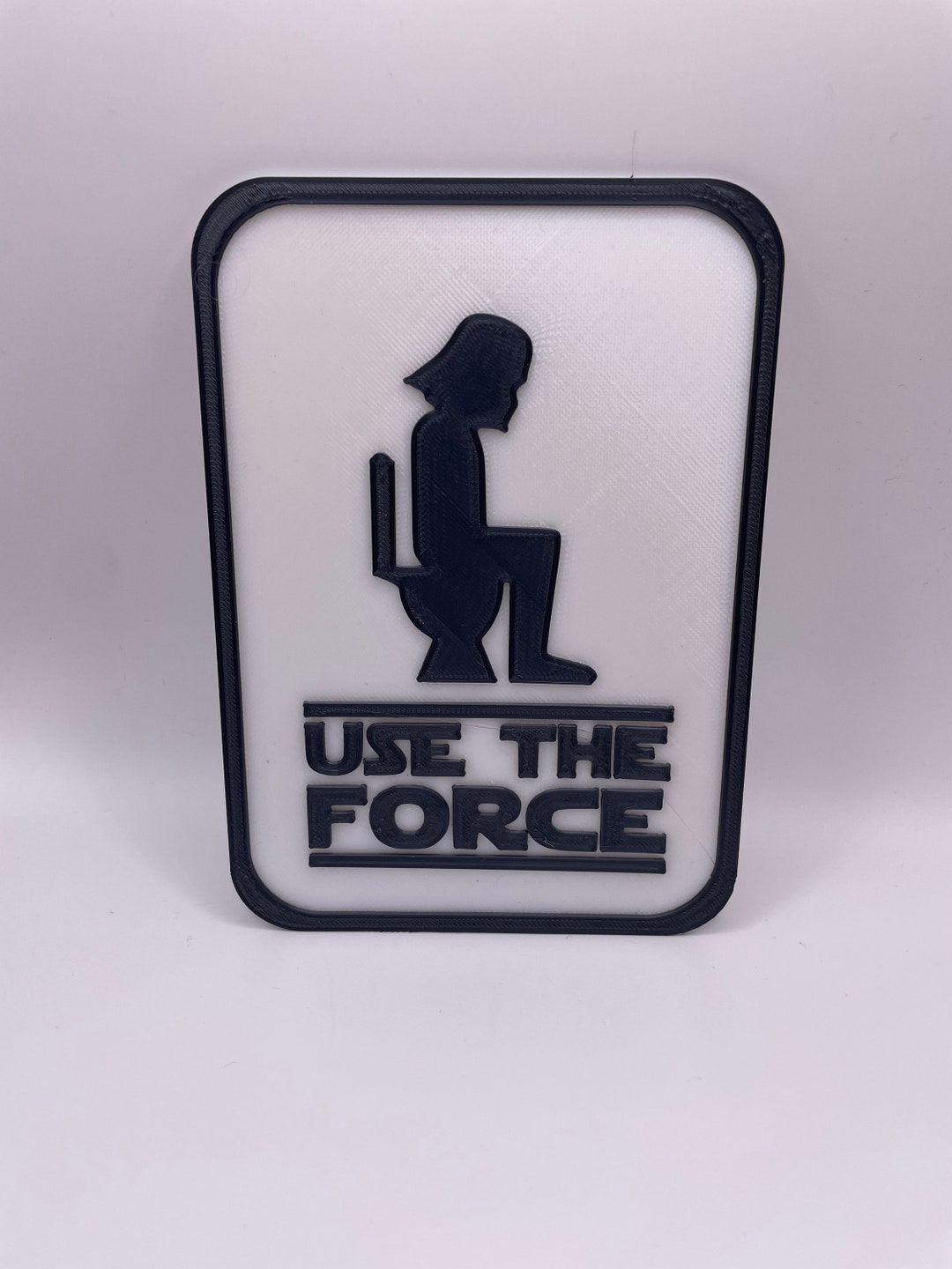 Bathroom Sign/toilet/use the Force Bathroom Sign / Darth Vader ...