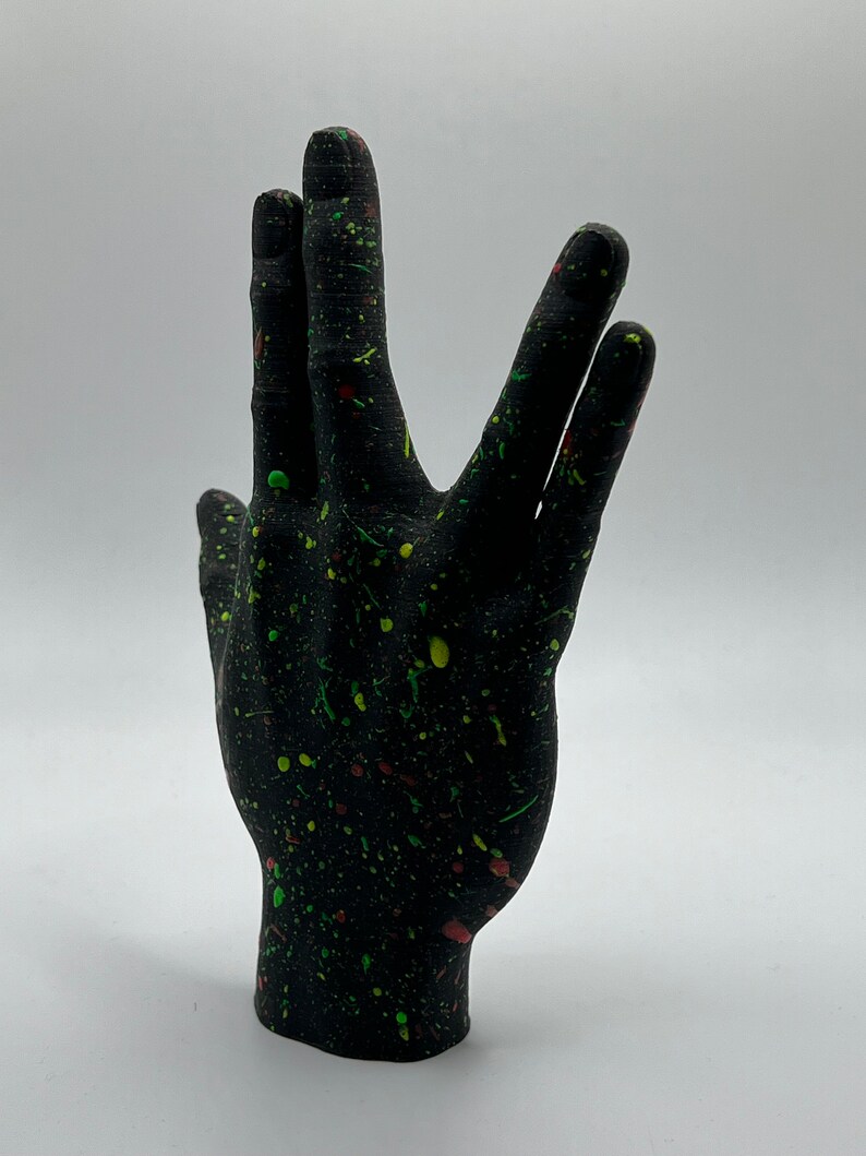 Spock Hand Vulcan Health Sign Hand Sculpture Different Color Options ...