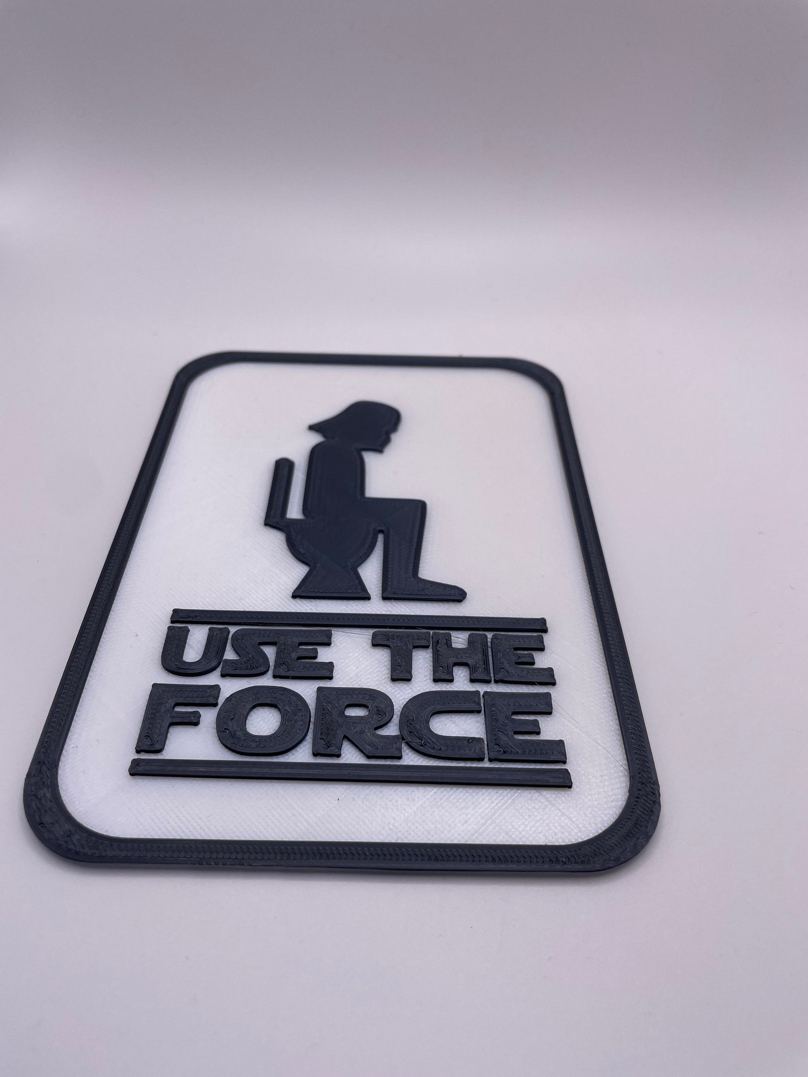 Bathroom Sign/toilet/use the Force Bathroom Sign / Darth Vader ...