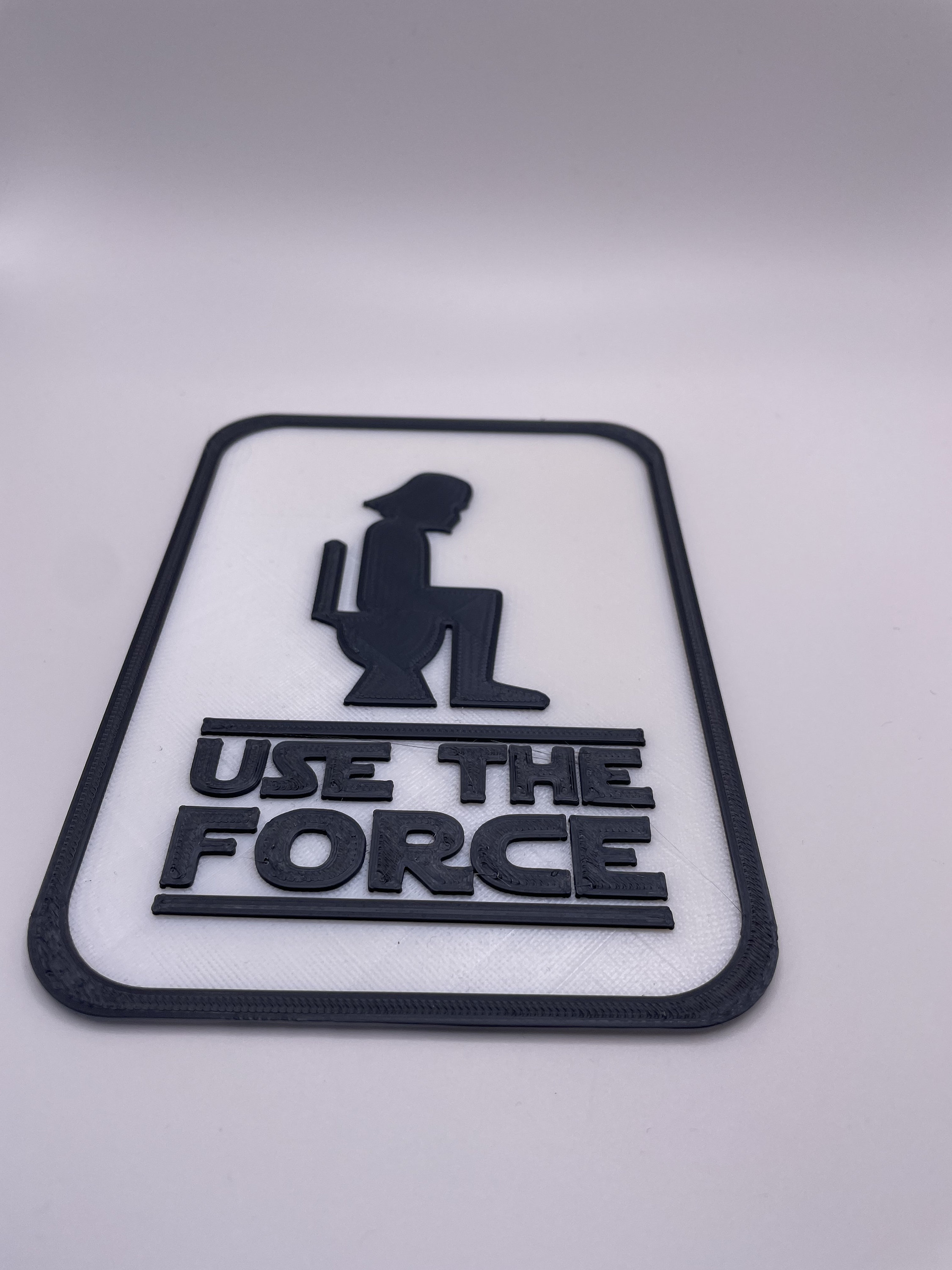 Bathroom Sign/toilet/use the Force Bathroom Sign / Darth Vader / Bathroom Sign / Bathroom Sign ...