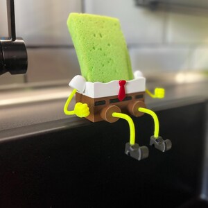 Bob the Sponge - A Unique 3D Printed Stand - Fun and Practical Kitchen ...