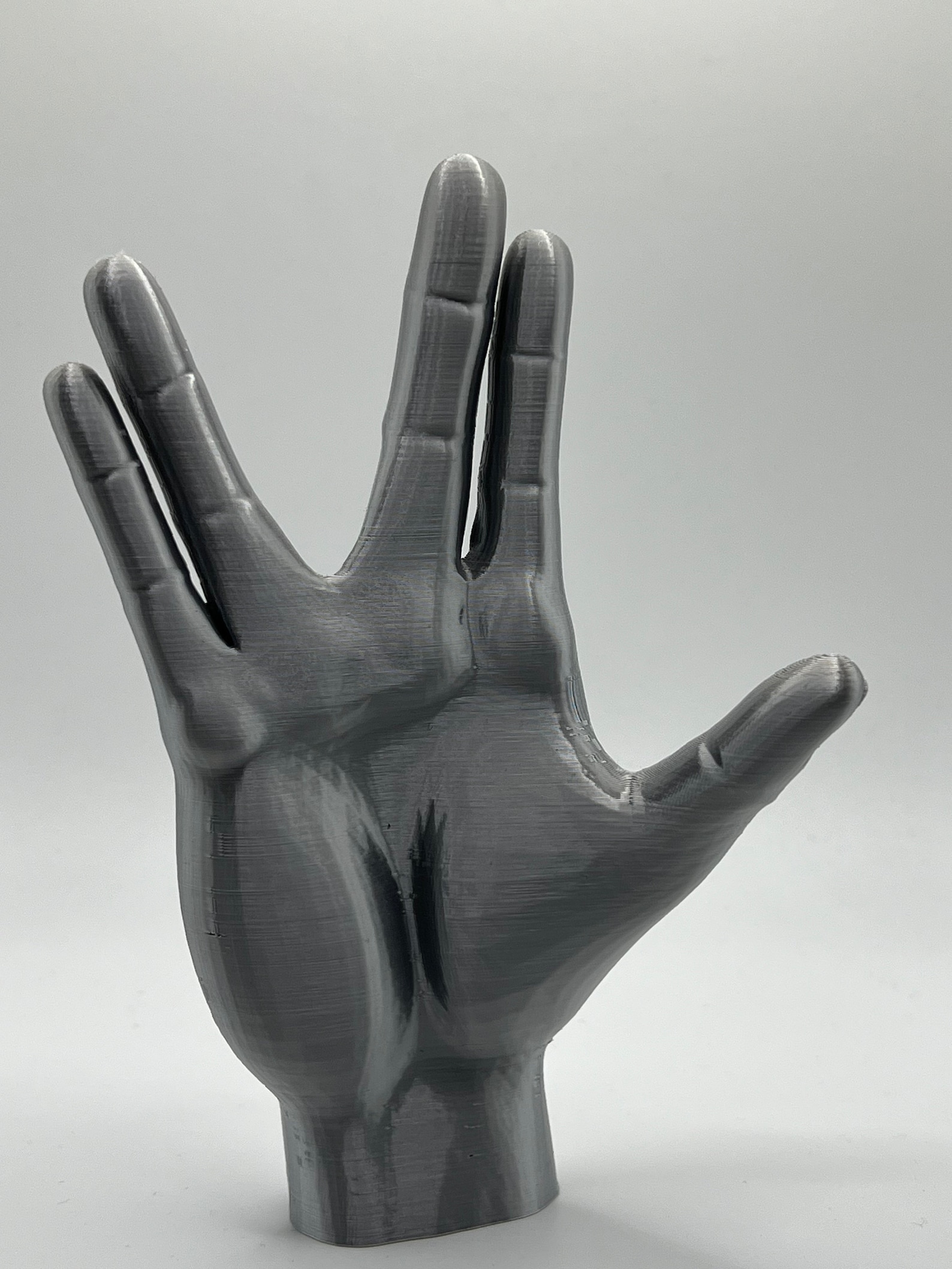 Spock Hand Vulcan Health Sign Hand Sculpture Different Color Options ...