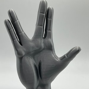 Spock Hand | Vulcan Salute Sign | Hand Sculpture | Different Color ...
