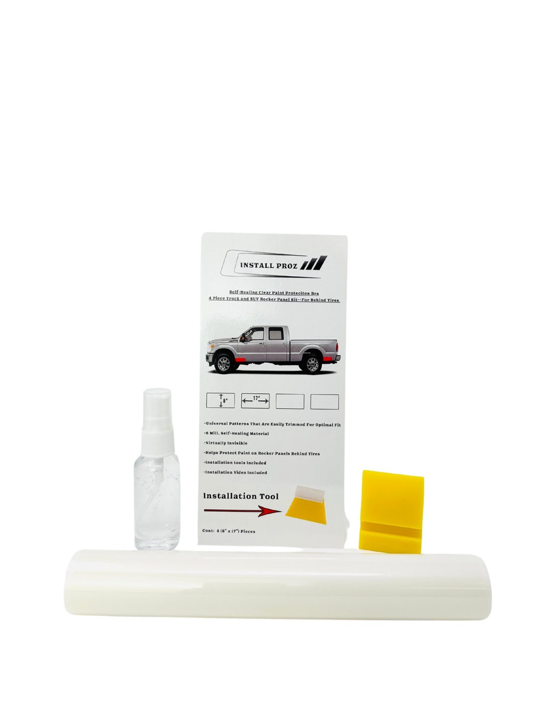 Install Proz Clear Paint Protection Film-4 Piece Rocker Panel Kit - Etsy