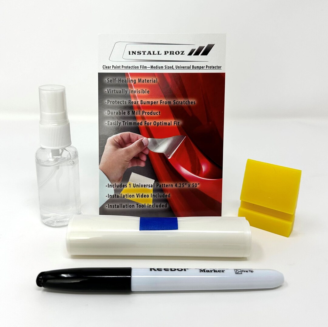 Install Proz Clear Paint Protection Film-medium Sized - Etsy