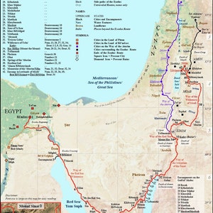 First Complete Exodus Route Maps - Etsy