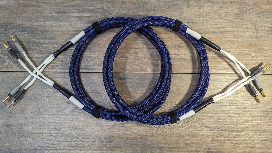 Custom Speaker Cables Dark Purple 10' Pair canare 4S8 - Etsy