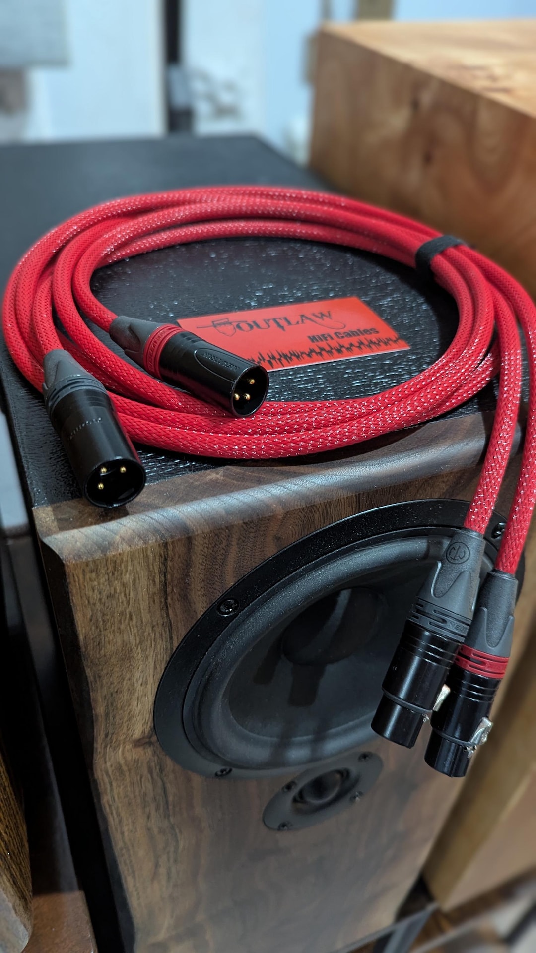 Pair XLR Cables, Custom, Mogami W2534 or W2549, Canare L-4E6S, Neutrik ...