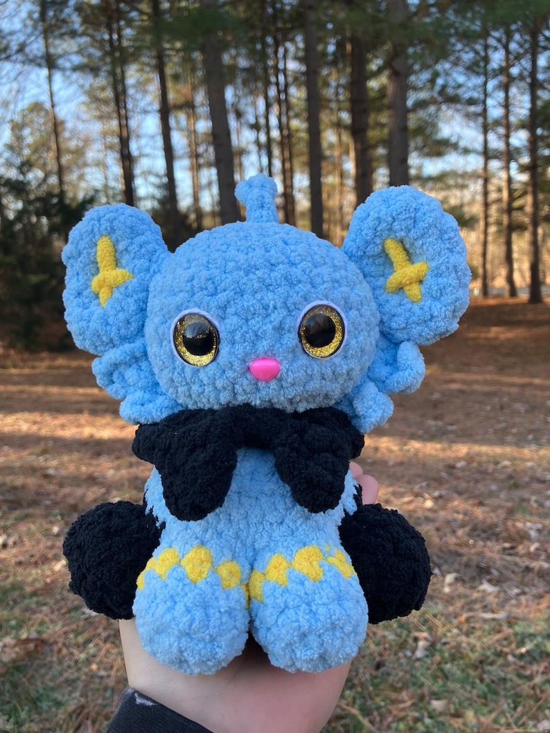 Crochet Pokémon Shinx Electric Dog Plush Stuffed Animal Toy Gift - Etsy