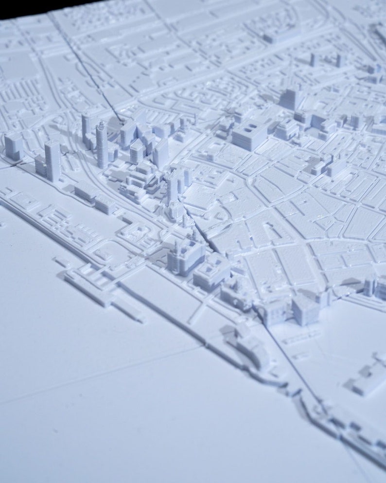 Liverpool 3D City Frame 3D Printed Unfinished - Etsy